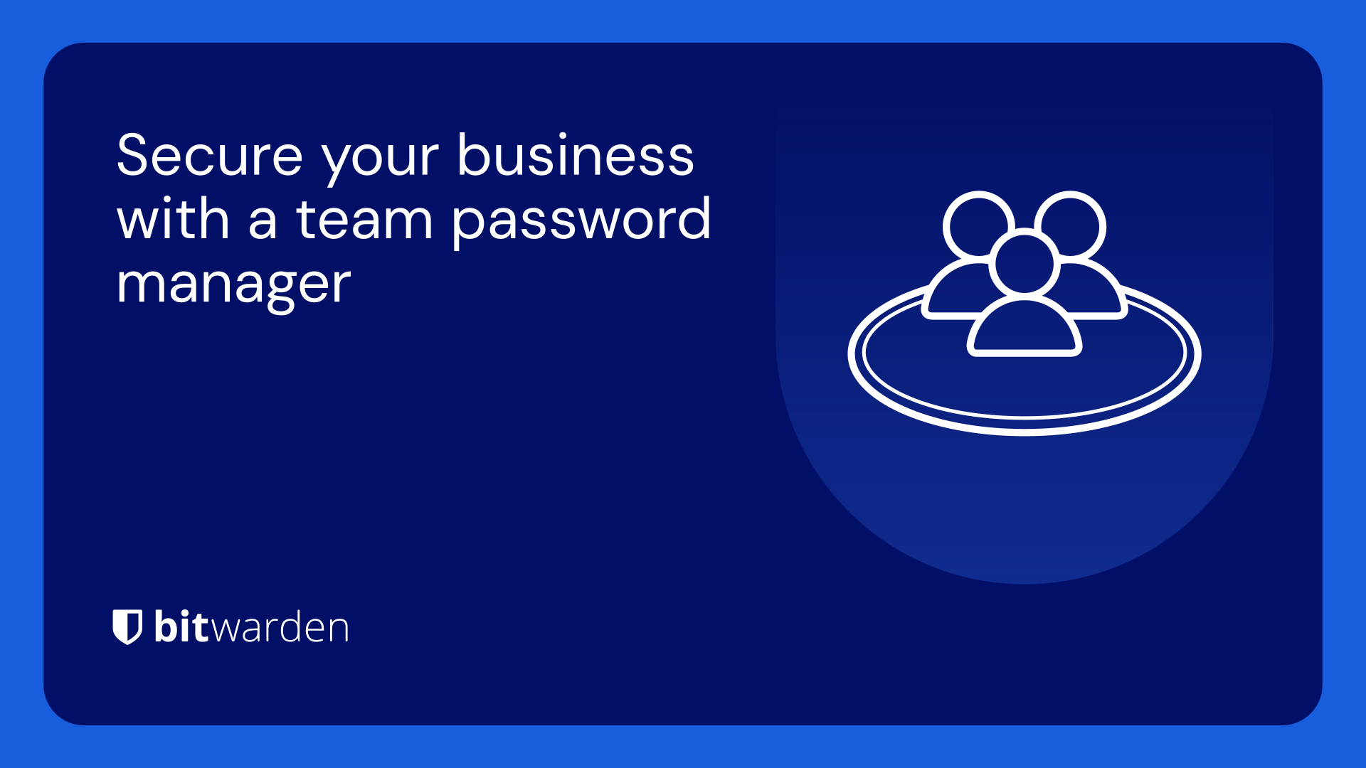 Secure your business with a team password manager | Bitwarden