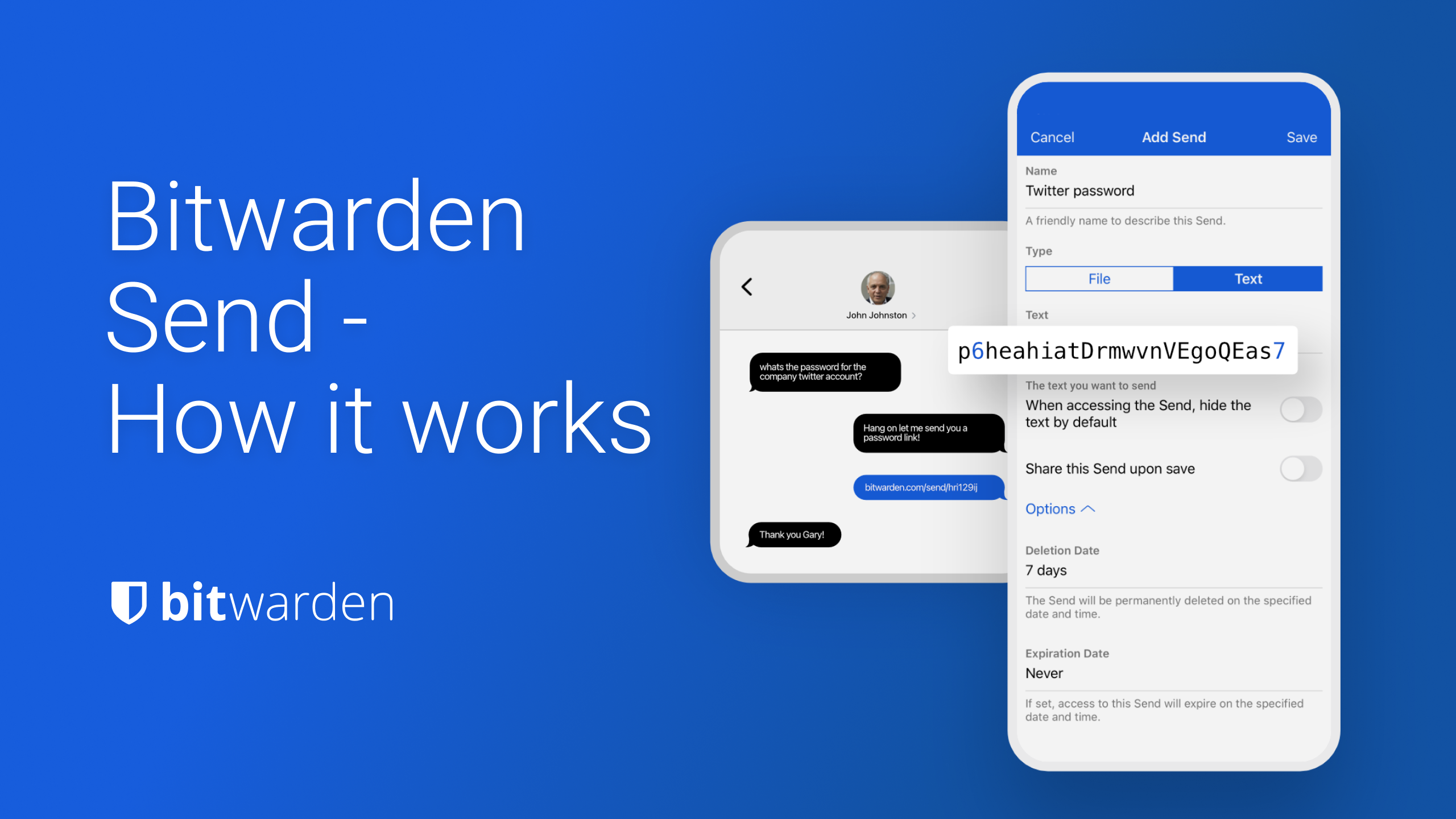 Bitwarden Send - How it works | Bitwarden