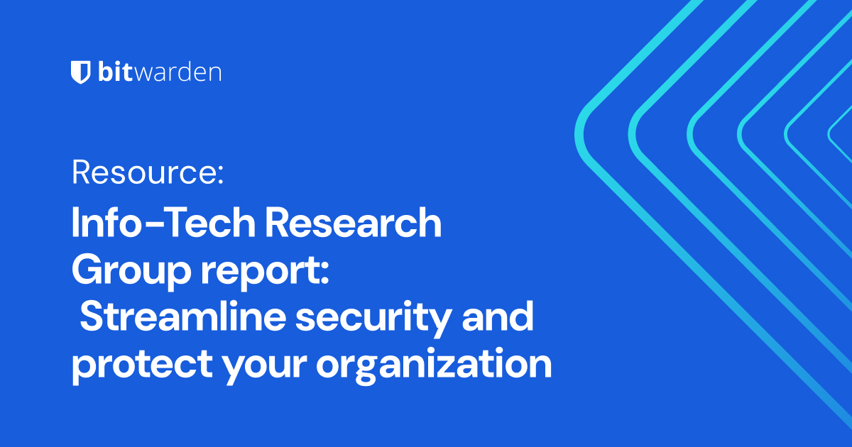 Streamline security and protect your organization | Bitwarden