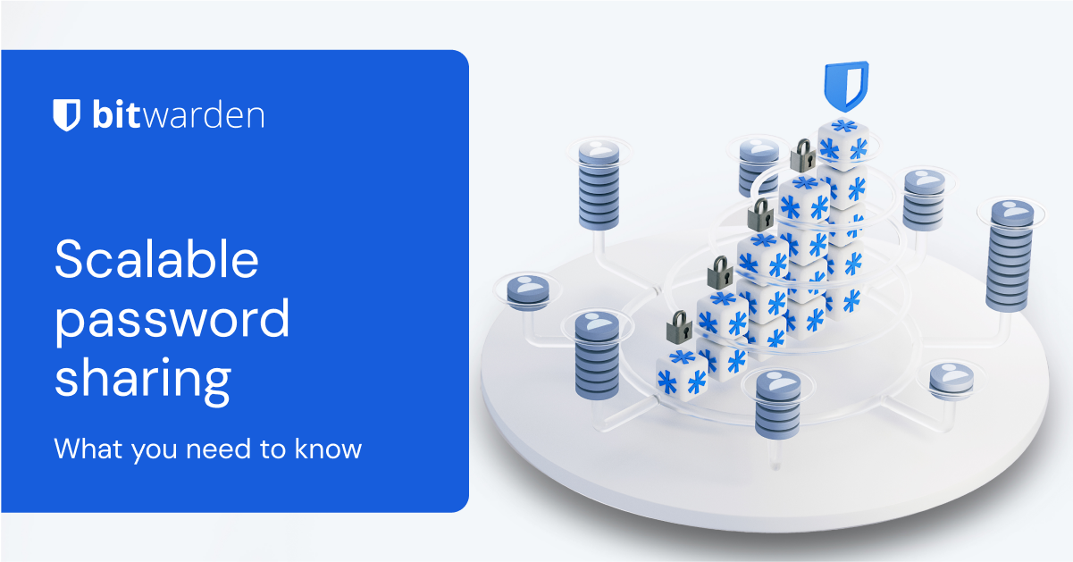 Scalable password sharing: What you need to know | Bitwarden